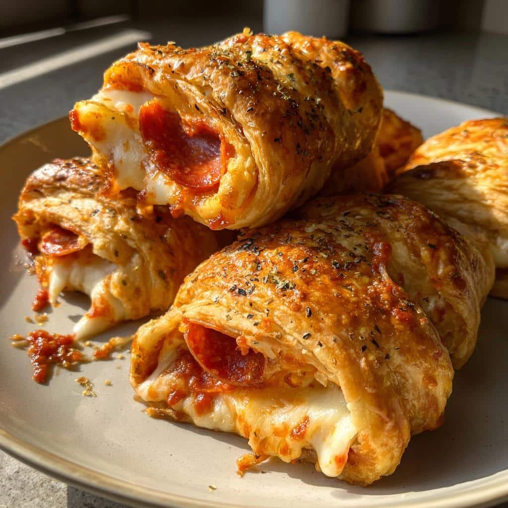 Air Fryer Pizza Croissant Rolls Taste Incredible - olerecipes.com